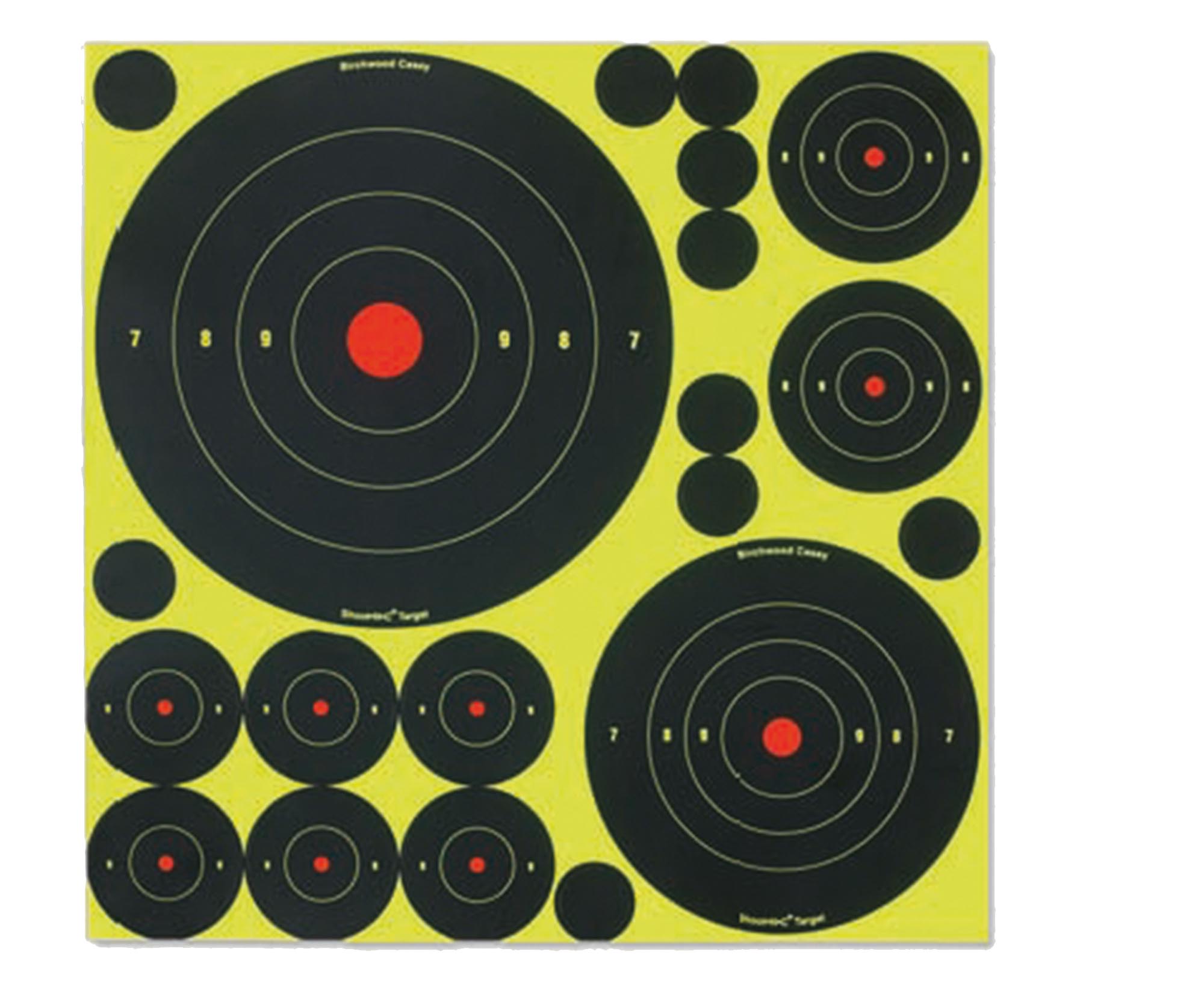 Cibles Shoot-N-C mix 50 cibles et pastilles - Comet Airsoft