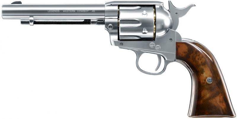 Réplique revolver LEGENDS WESTERN COWBOY Silver Co2 - Comet Airsoft